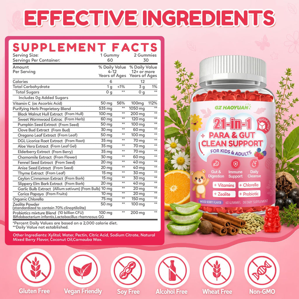 detox gummies for gut health