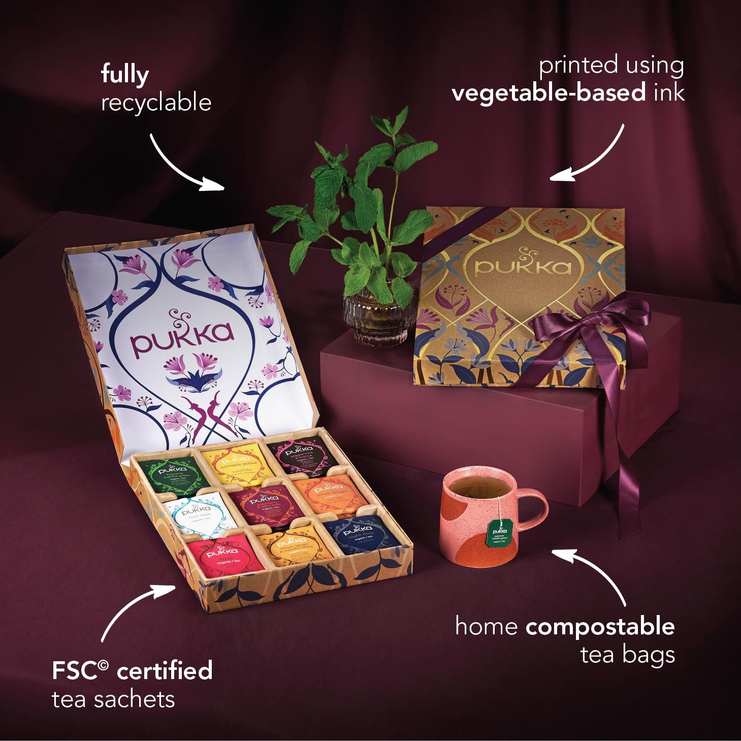 detox herbal tea with dandelion