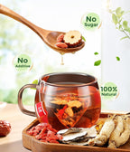 detox herbal tea with ginseng