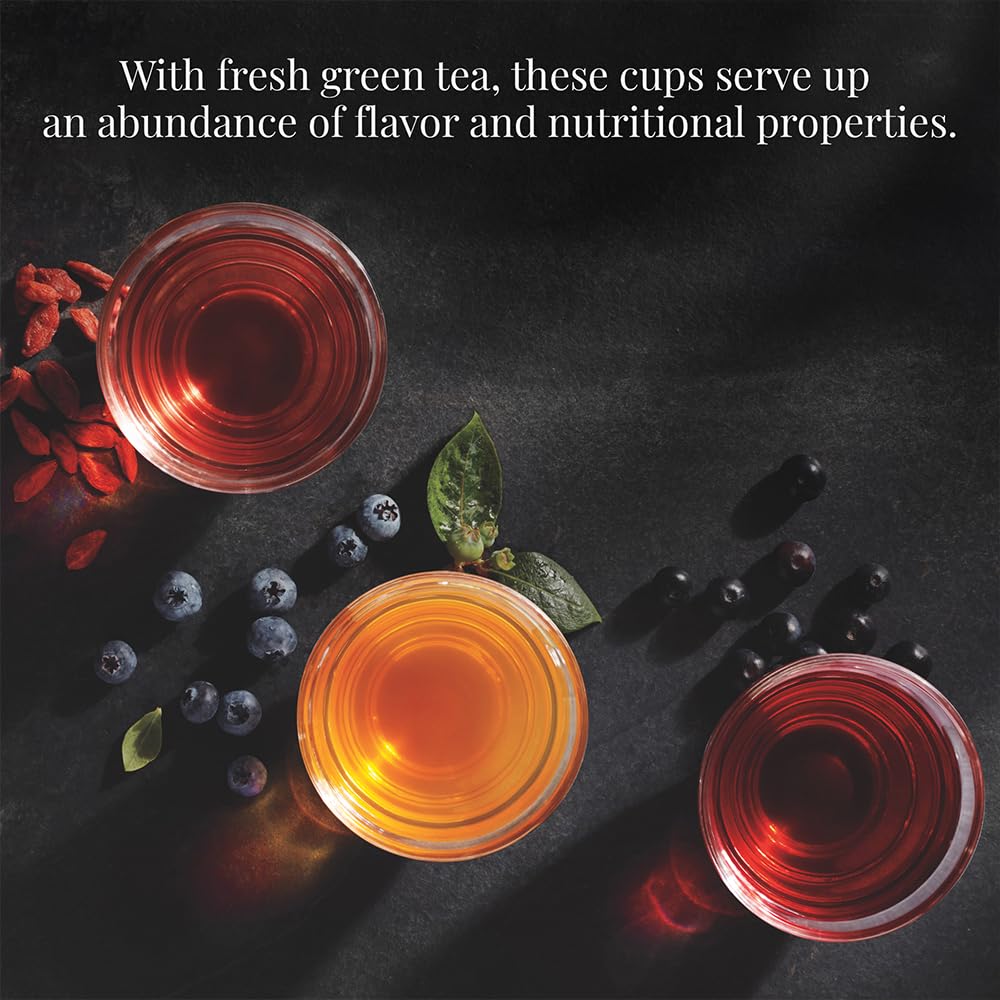 detox herbal tea with goji berries