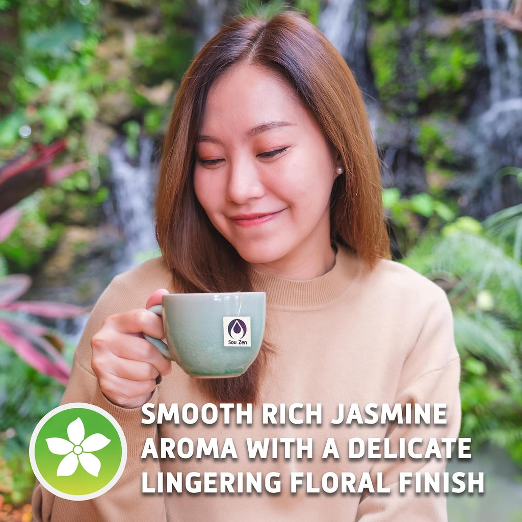 detox herbal tea with jasmine