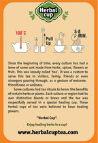 Detox herbal tea with moringa