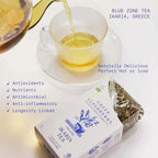 Detox herbal tea with sage