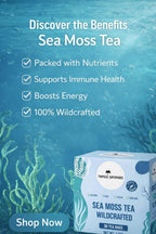 detox herbal tea with sea moss
