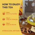 detox herbal tea with turmeric