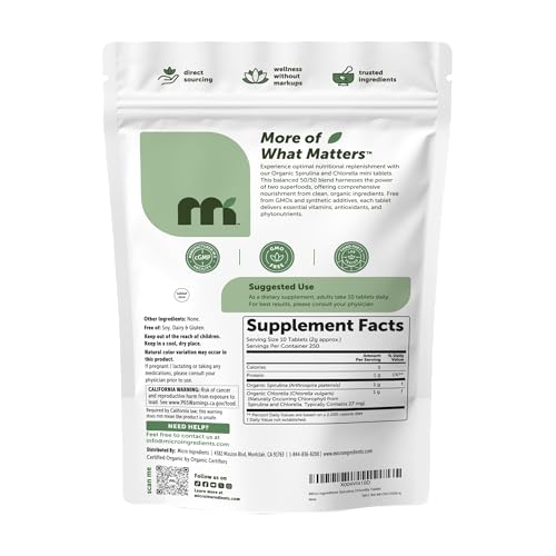 detox support spirulina & chlorella
