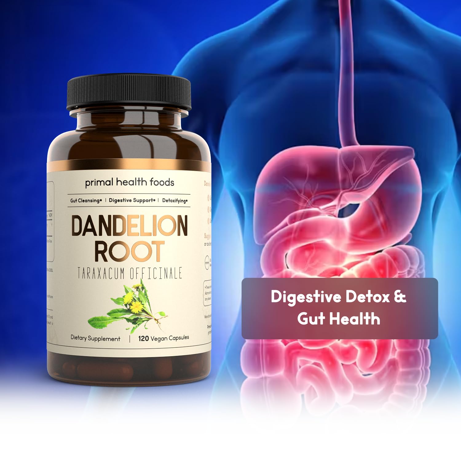 Detox support with dandelion root