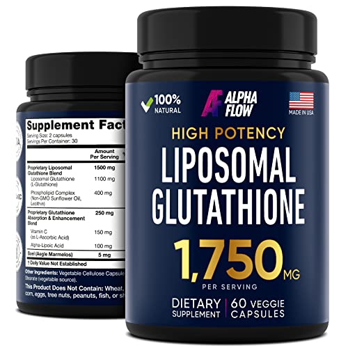 Detox support with glutathione supplement