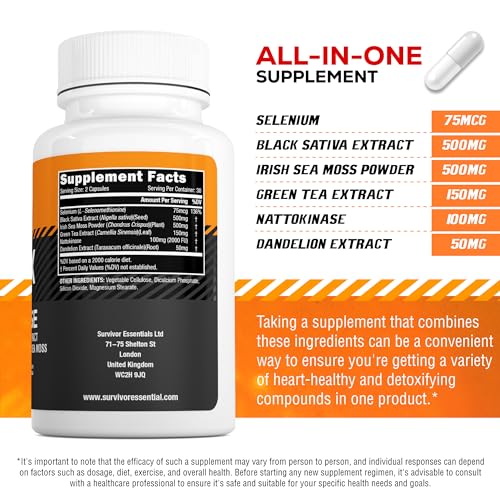 Detox support with natural ingredients