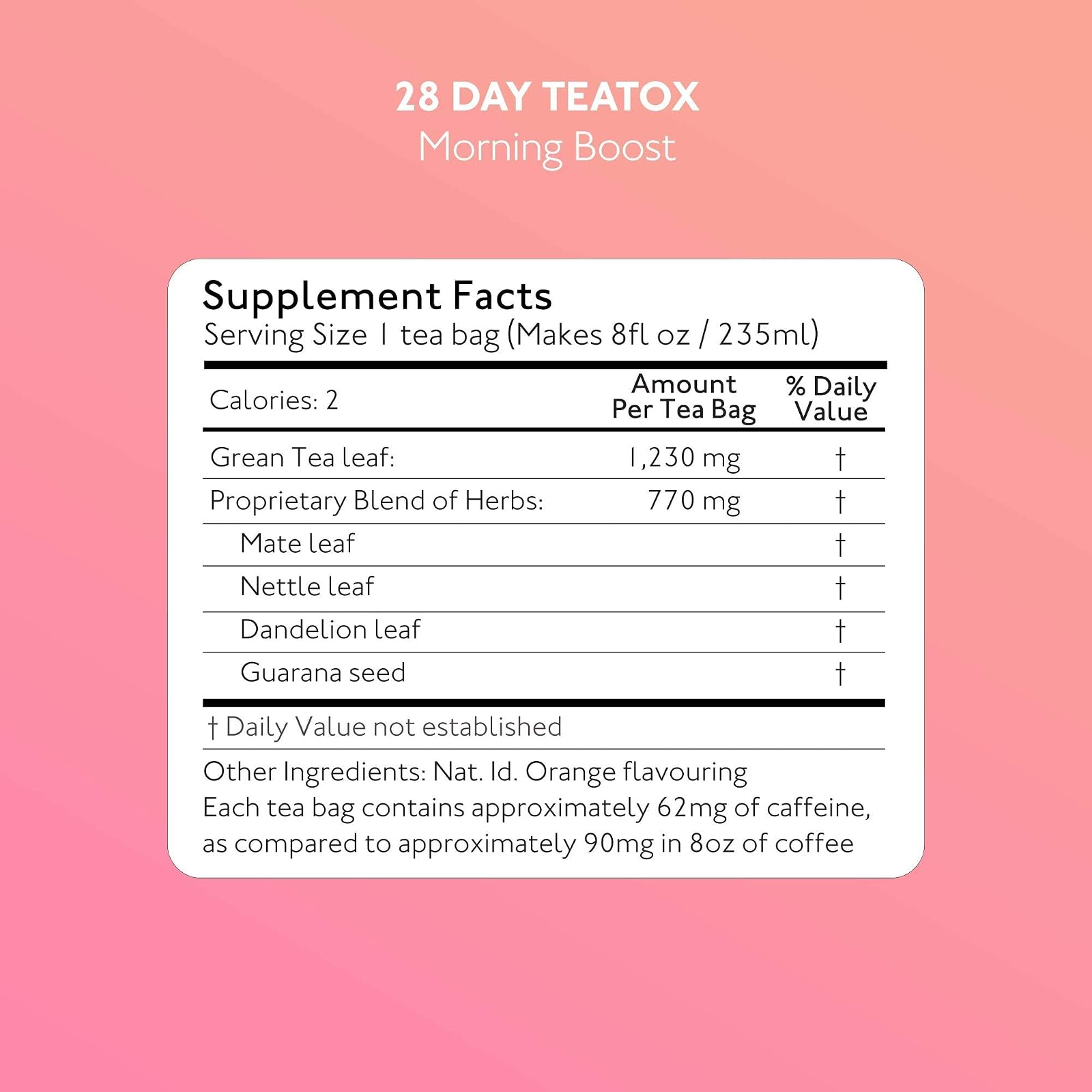 detox tea for glowing skin