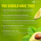detox with avocado leaf tea