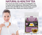 detox with hyssop herbal tea