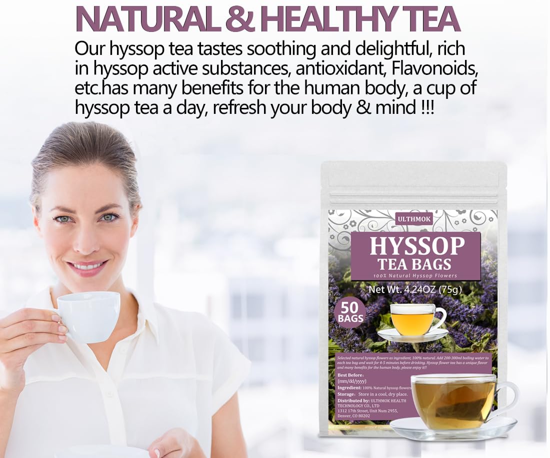 detox with hyssop herbal tea