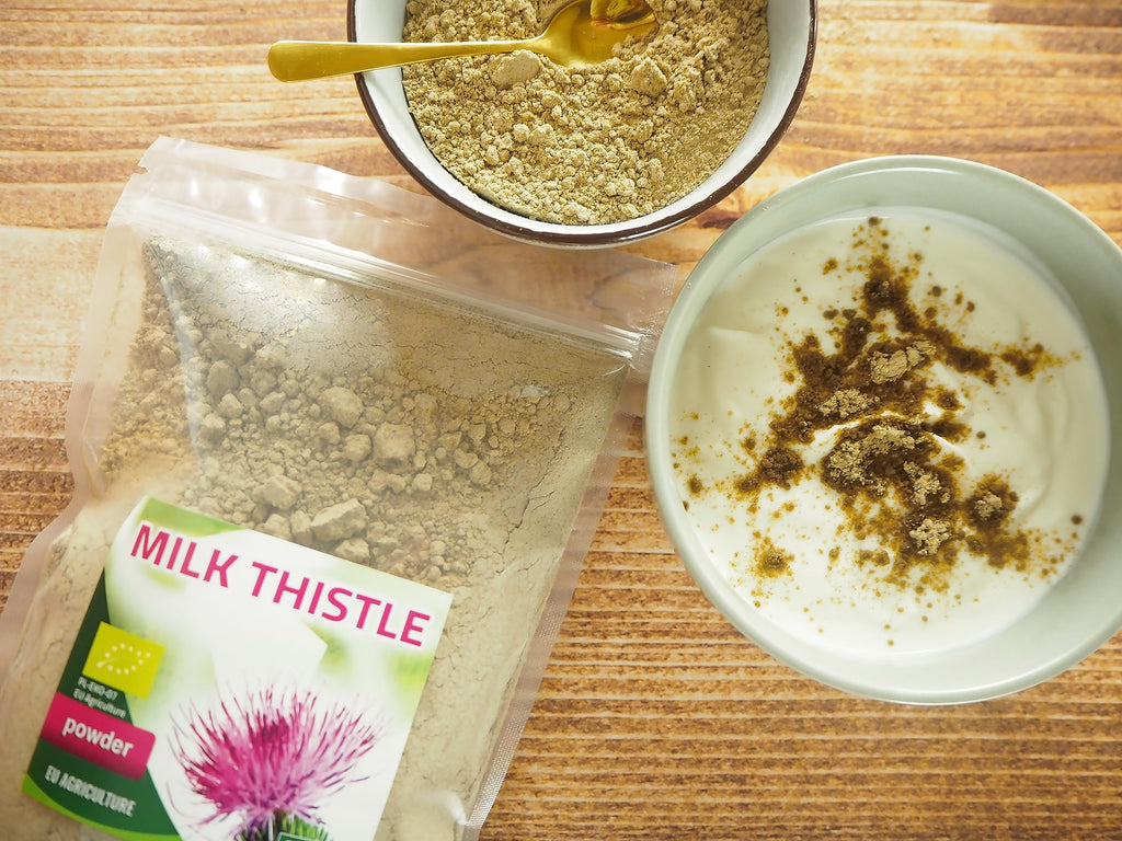 detox with milk thistle powder