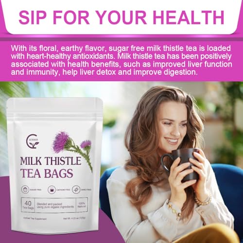 detox with milk thistle tea