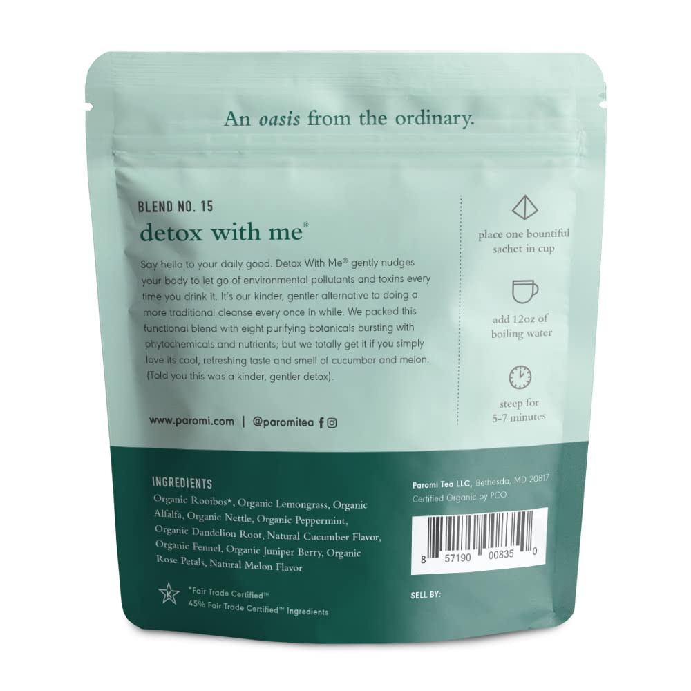 Detox with Paromi herbal tea