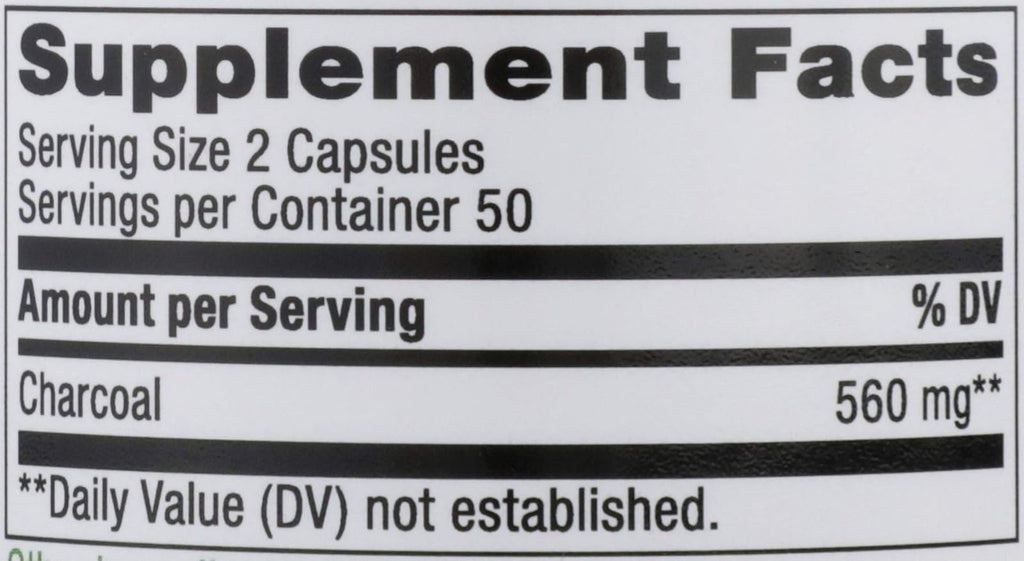 detoxify with activated charcoal capsules