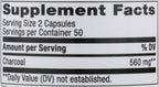 detoxify with activated charcoal capsules