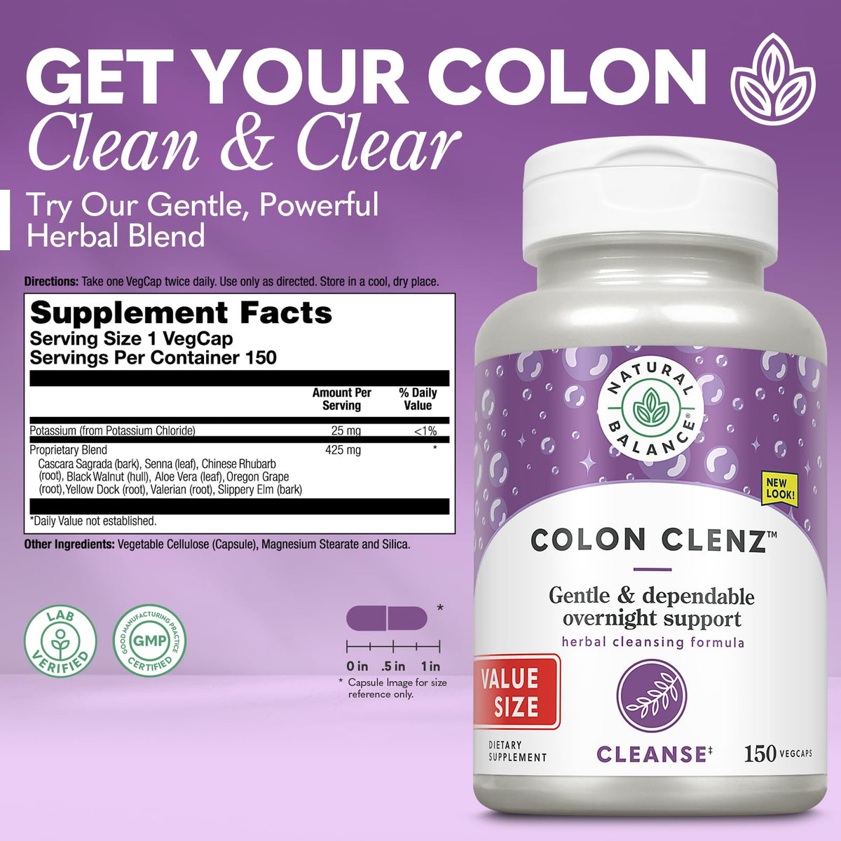 Detoxify with Colon Clenz capsules