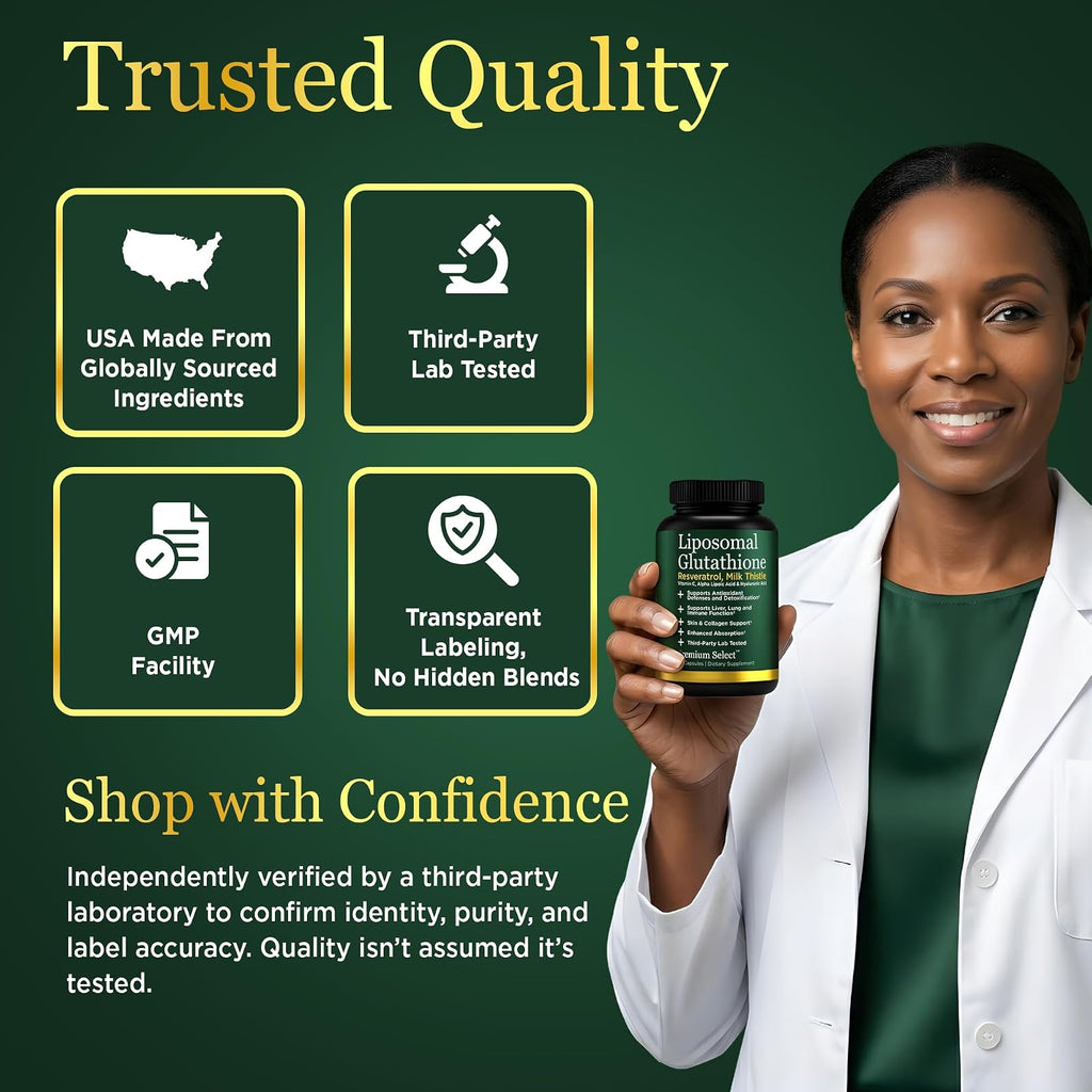 Detoxify with glutathione supplements