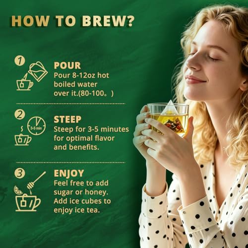 detoxify with herbal tea blend