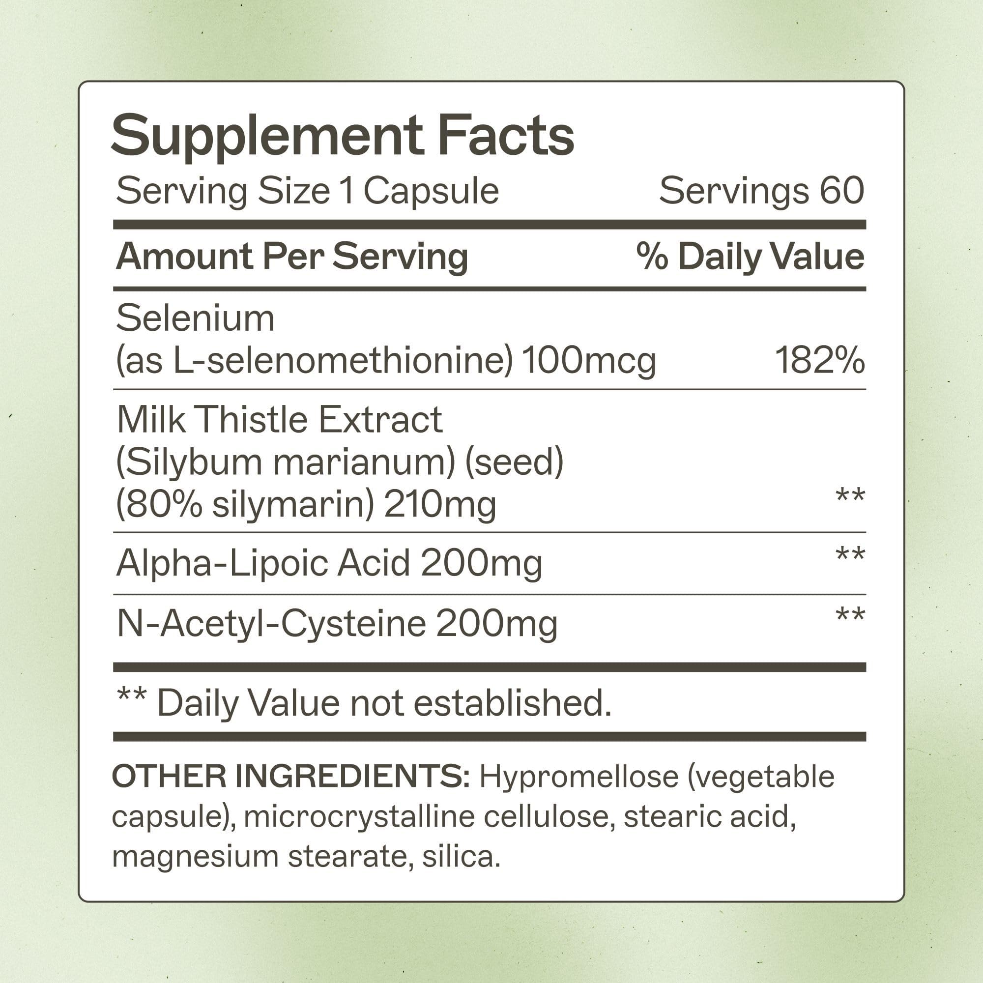 detoxify with milk thistle extract