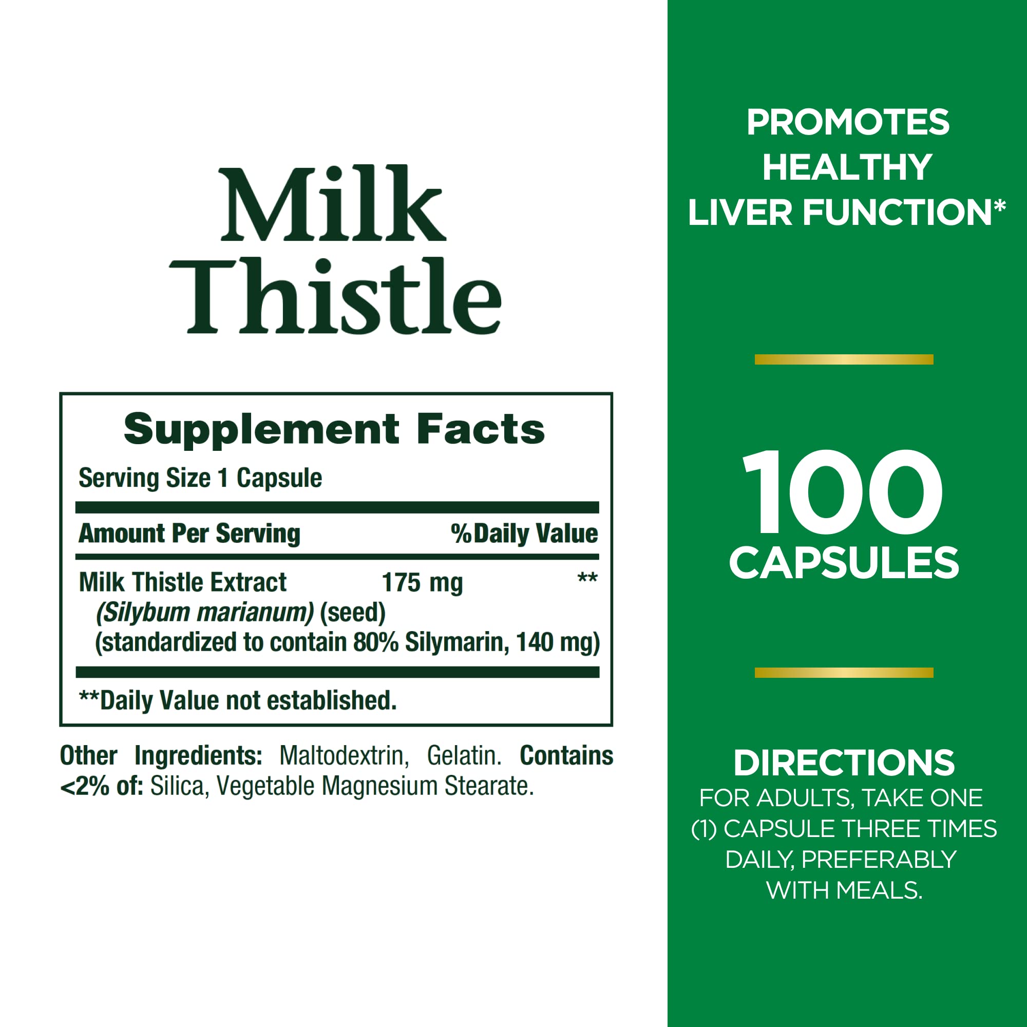 detoxify with milk thistle supplement