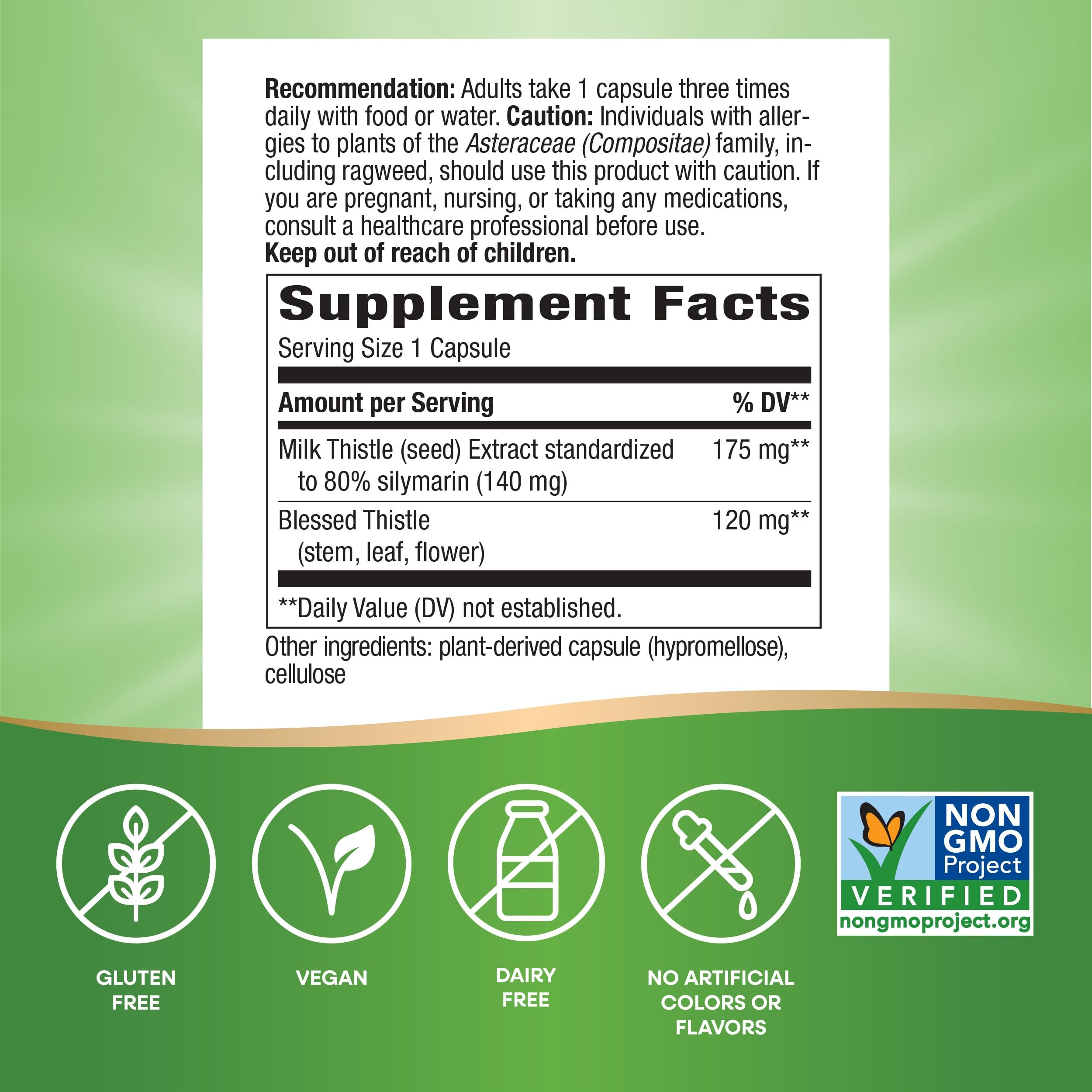 detoxify with milk thistle supplements