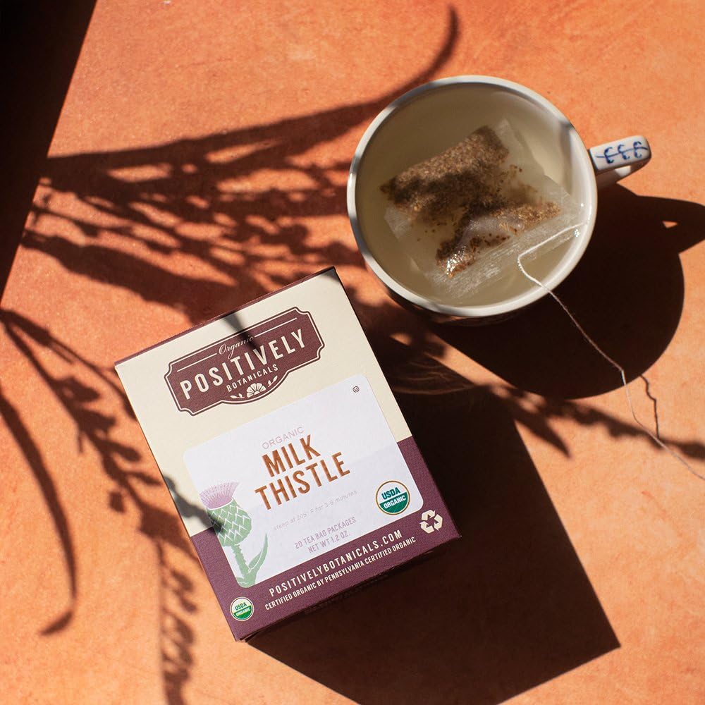 detoxify with milk thistle tea