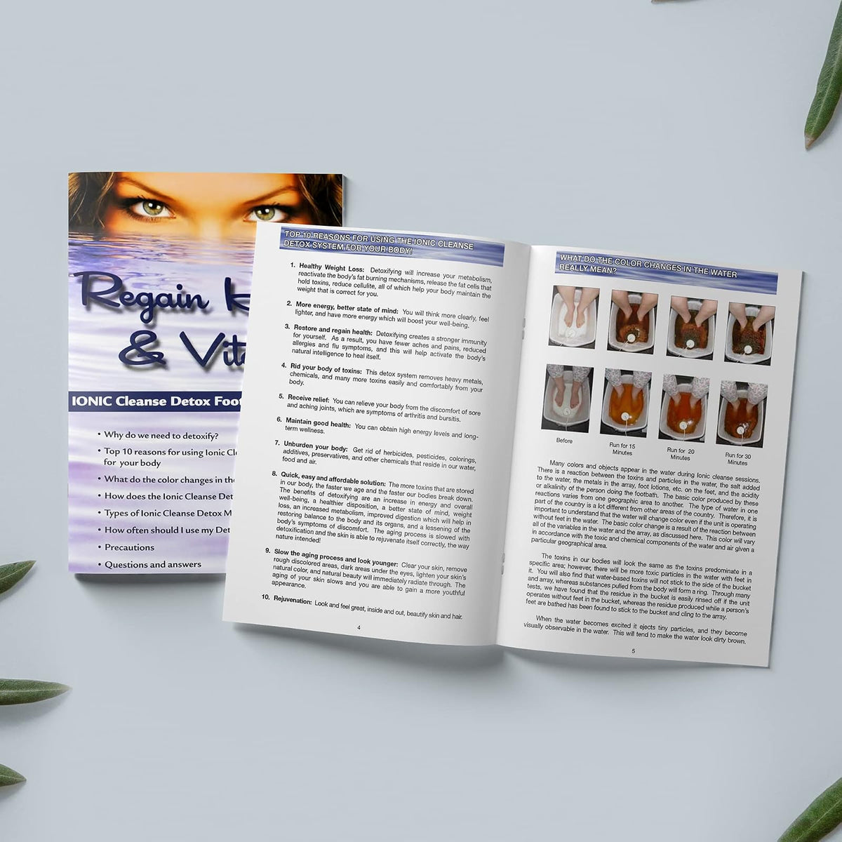 Detoxify your body foot spa