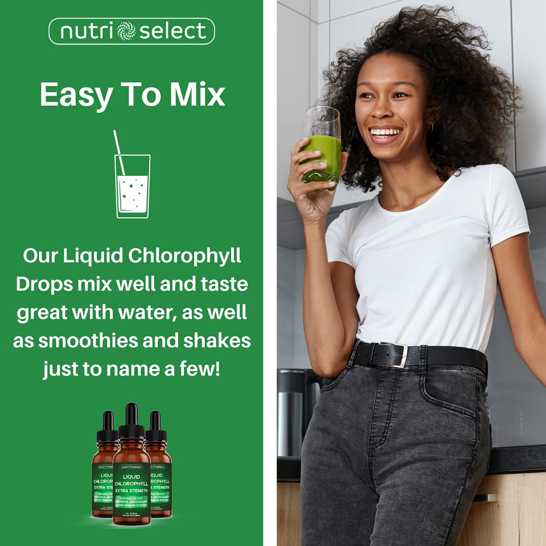 Detoxify your body with chlorophyll drops