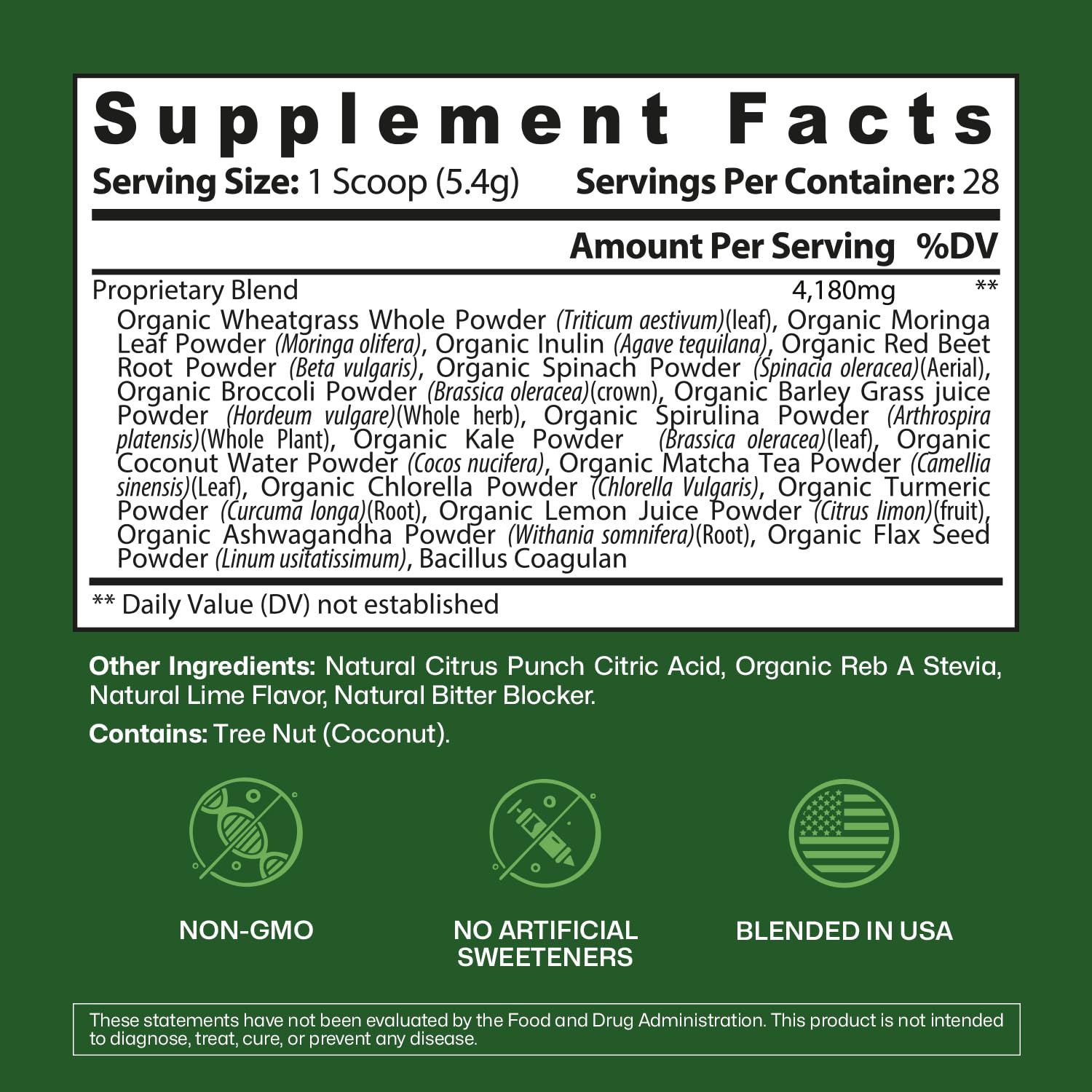 Detoxify your body with greens powder