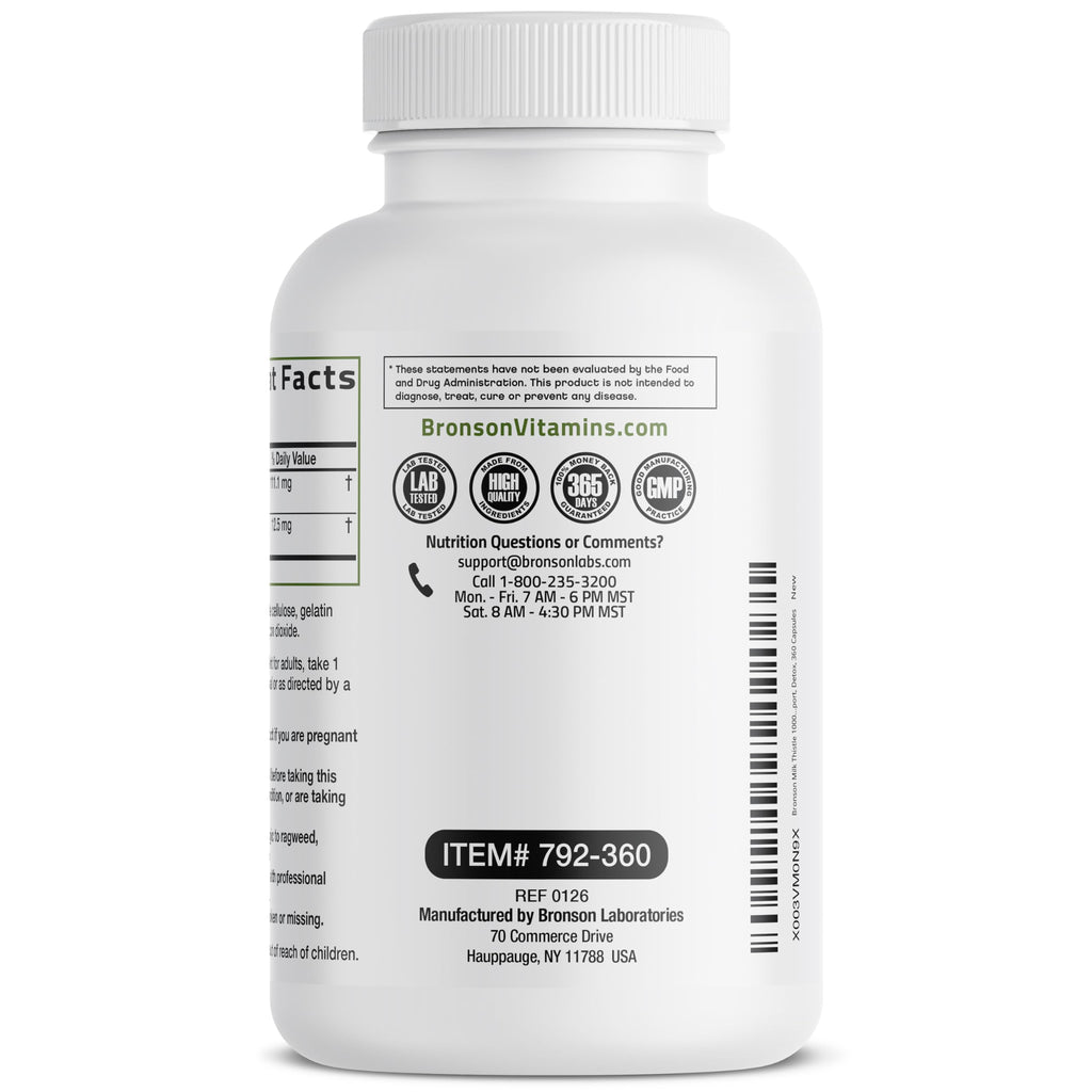 detoxify your liver with milk thistle