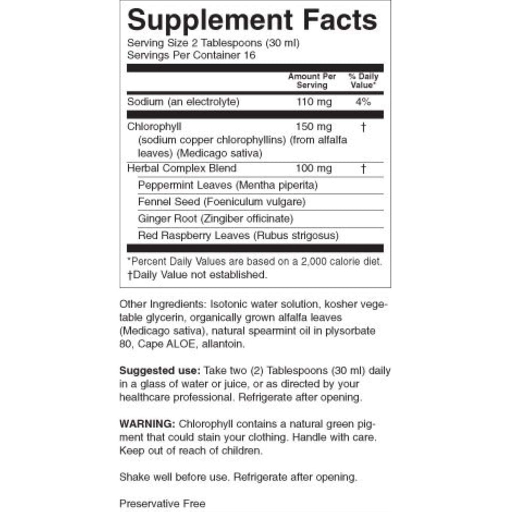 detoxifying benefits of liquid chlorophyll