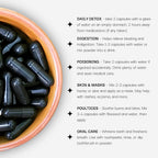 detoxifying charcoal for digestion