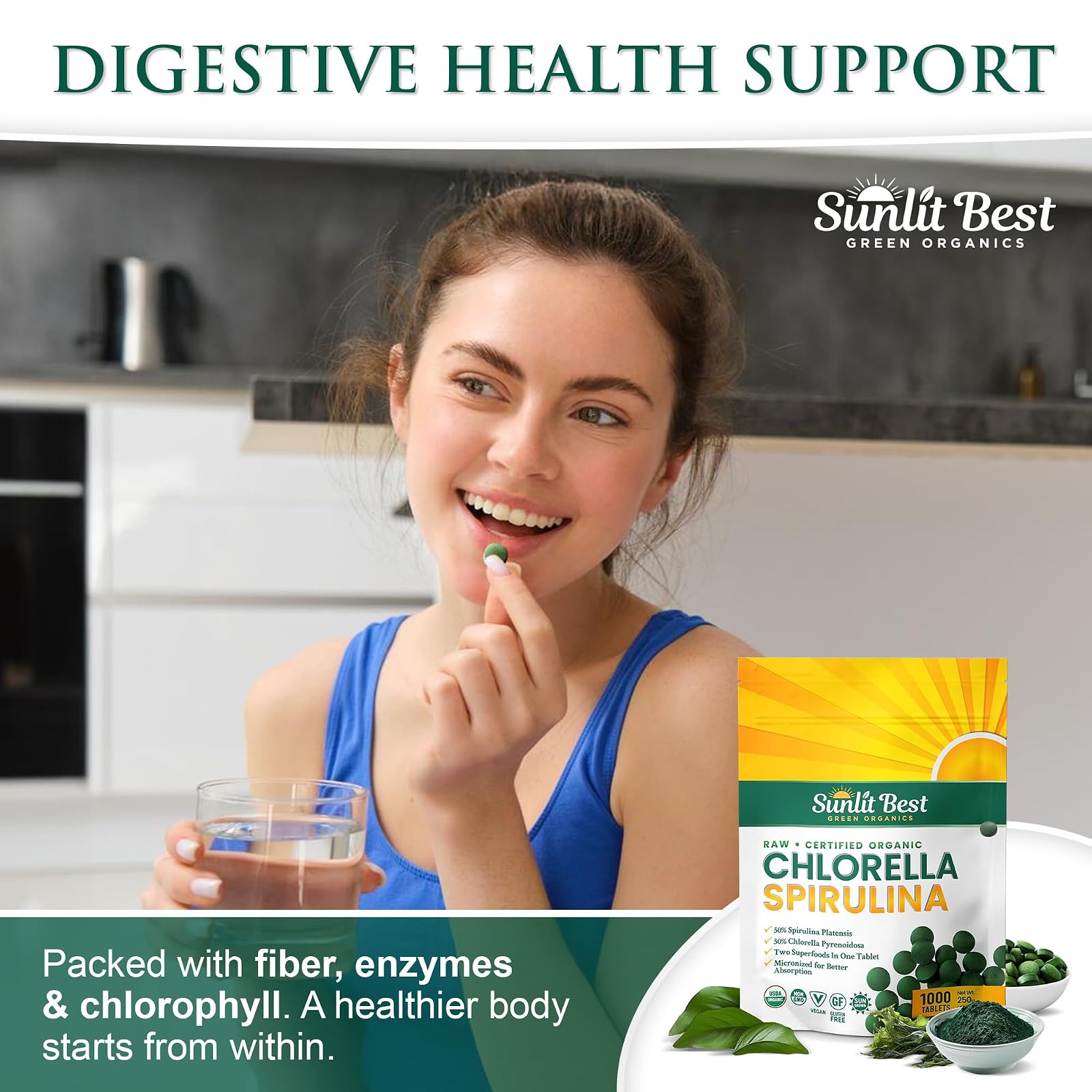 detoxifying chlorella supplement