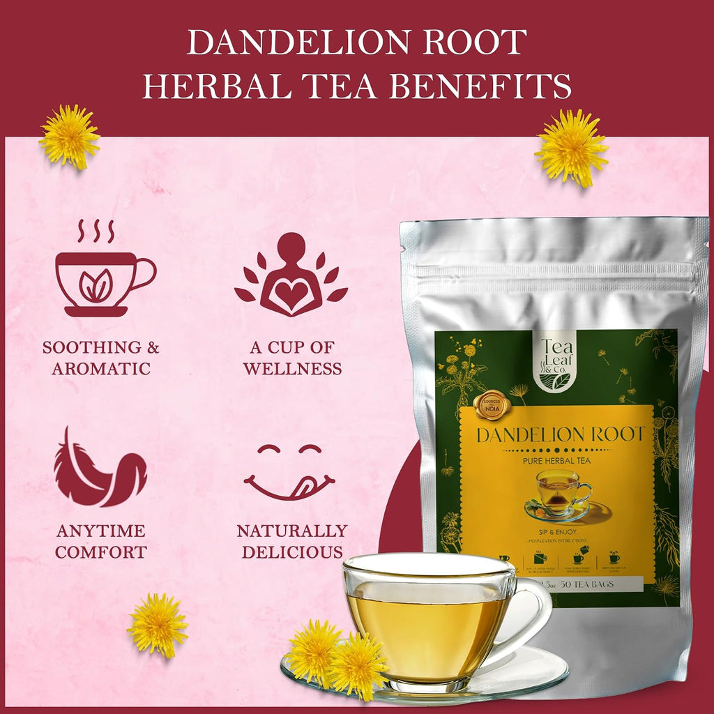 Detoxifying dandelion root infusion