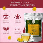Detoxifying dandelion root infusion