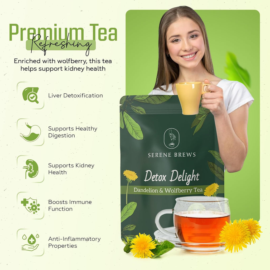 detoxifying dandelion tea for digestion