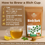 detoxifying herbal tea with birch
