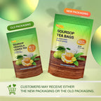 detoxifying herbal tea with soursop