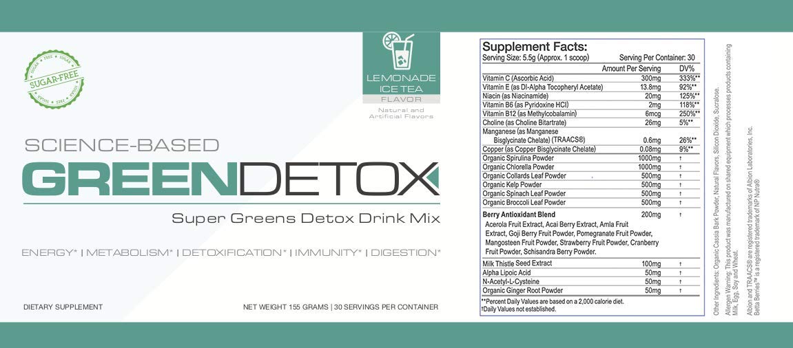 detoxifying lemonade tea mix