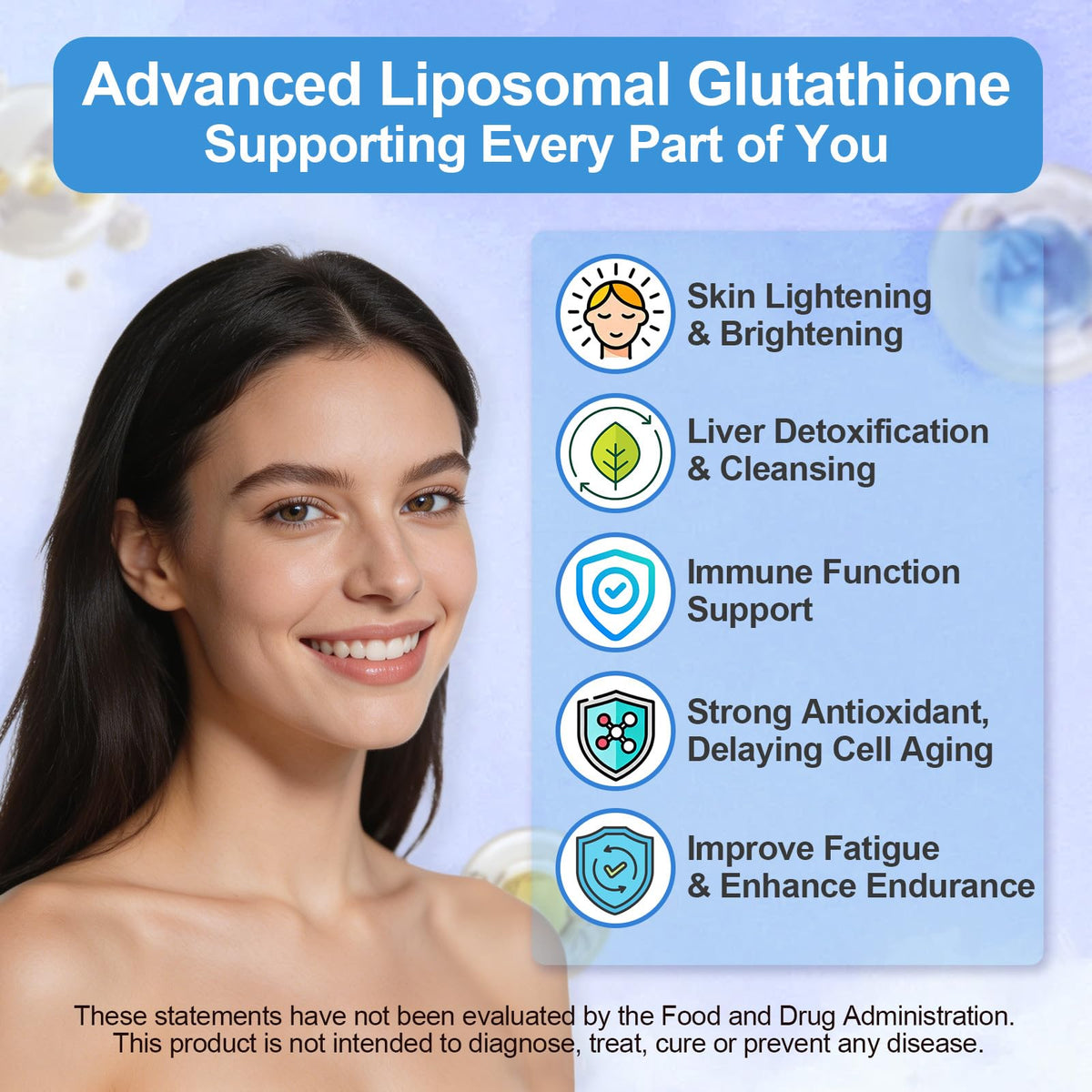 Detoxifying liposomal glutathione formula