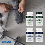 Detoxifying organic spirulina supplement