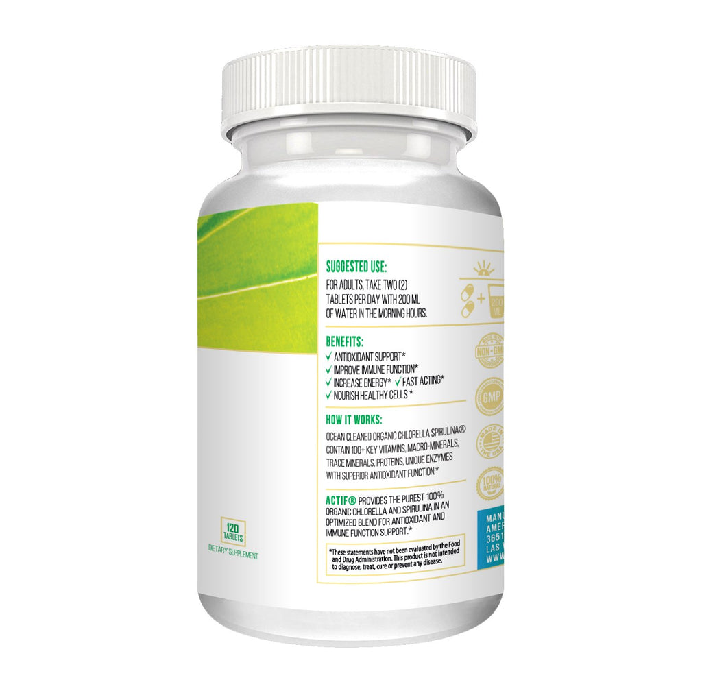 detoxifying spirulina & chlorella blend