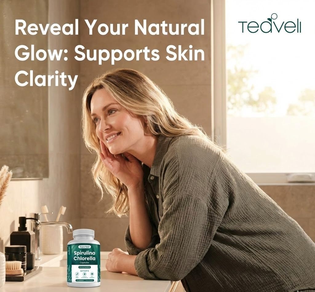 detoxifying spirulina & chlorella formula