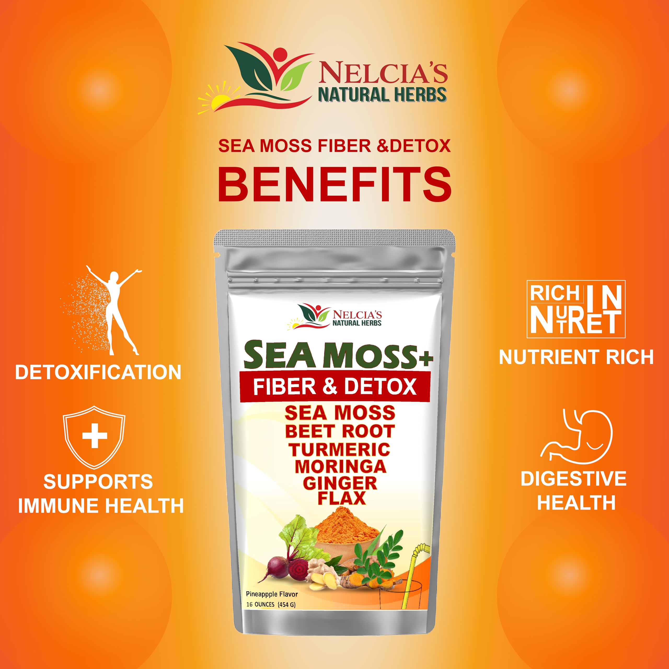 detoxifying turmeric blend with sea moss