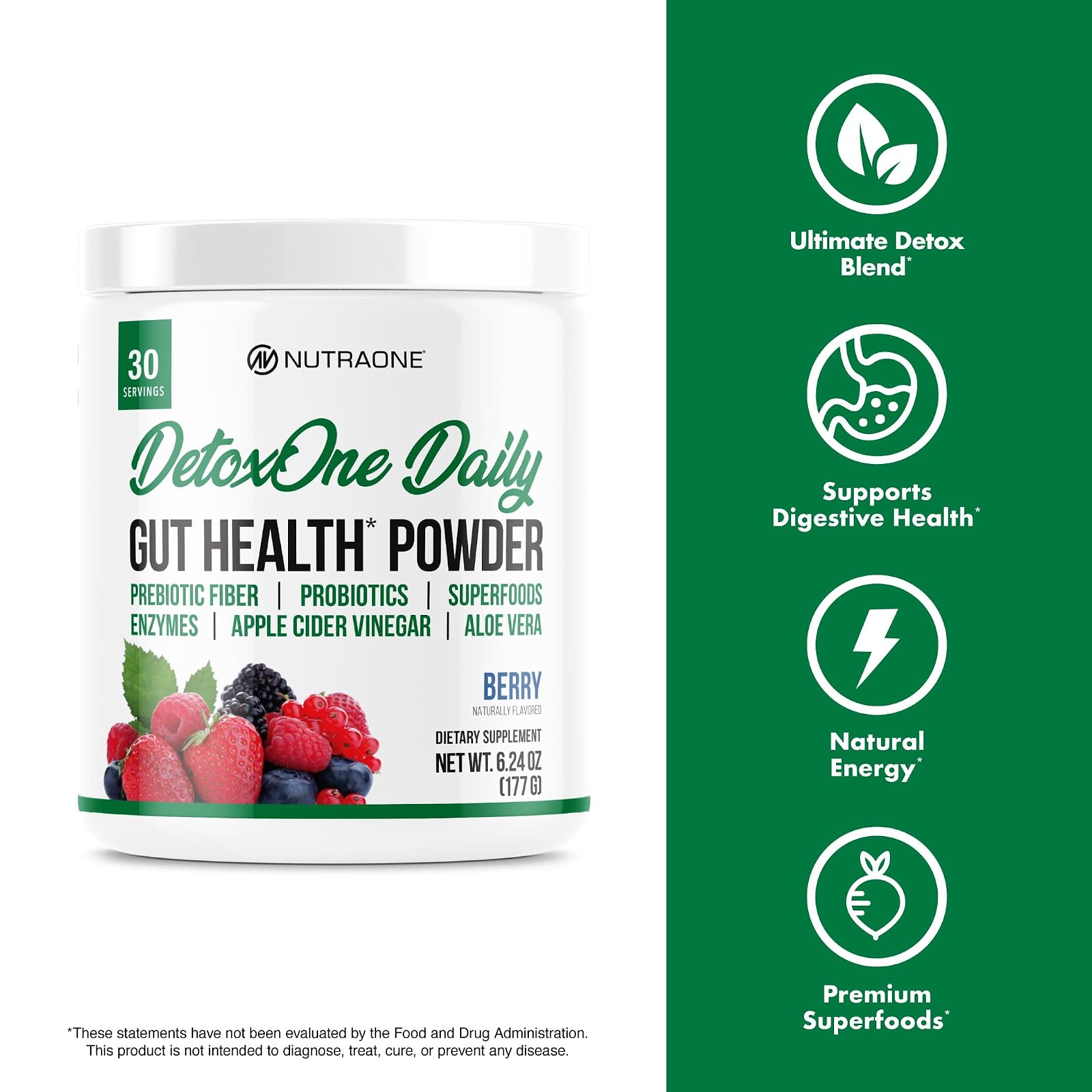 DetoxOne probiotics 50 billion CFU