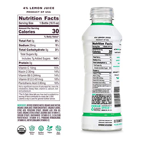 Detoxwater aloe vera prebiotic water