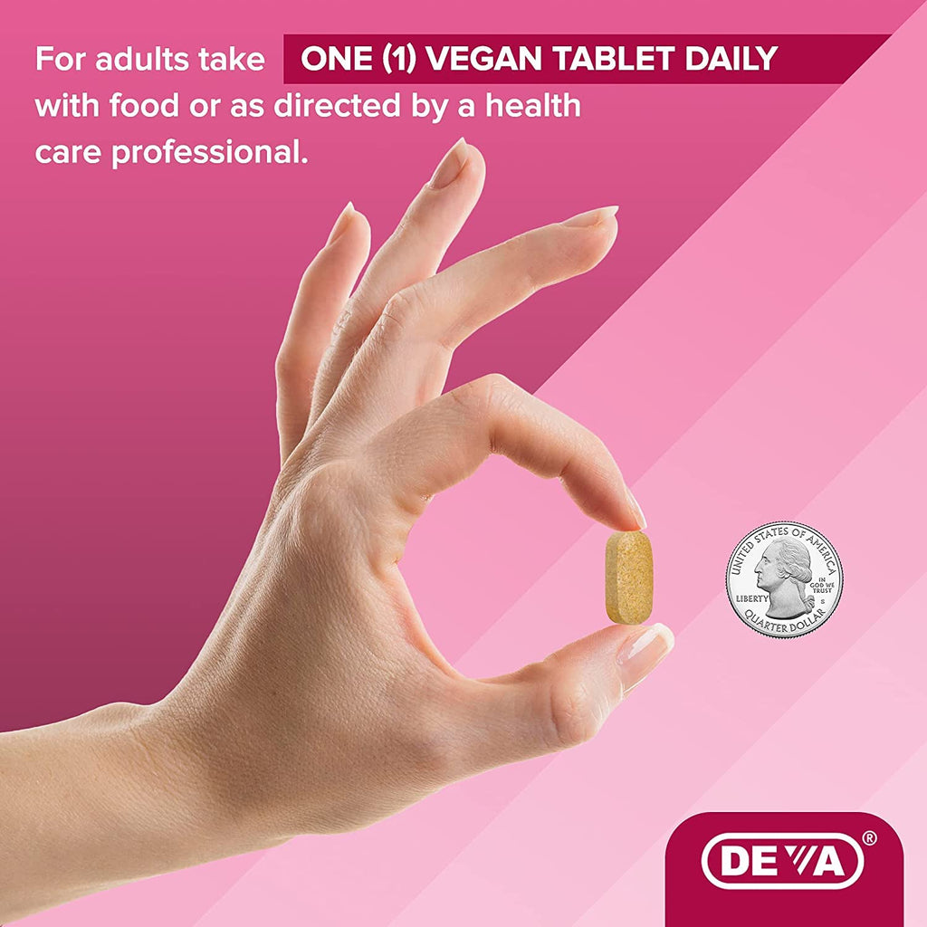 DEVA biotin tablets for beauty routine